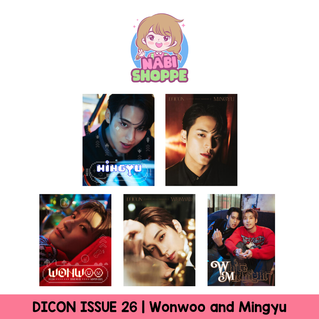 [ON HAND] SEVENTEEN WONWOO & MINGYU - DICON VOLUME NO. 26 'WHITE MIDNI – Nabi Shoppe PH