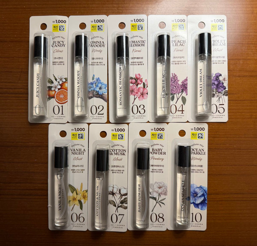 [ON HAND] [DAISO] DAILY COMMA PERFUME MIST – Nabi Shoppe PH