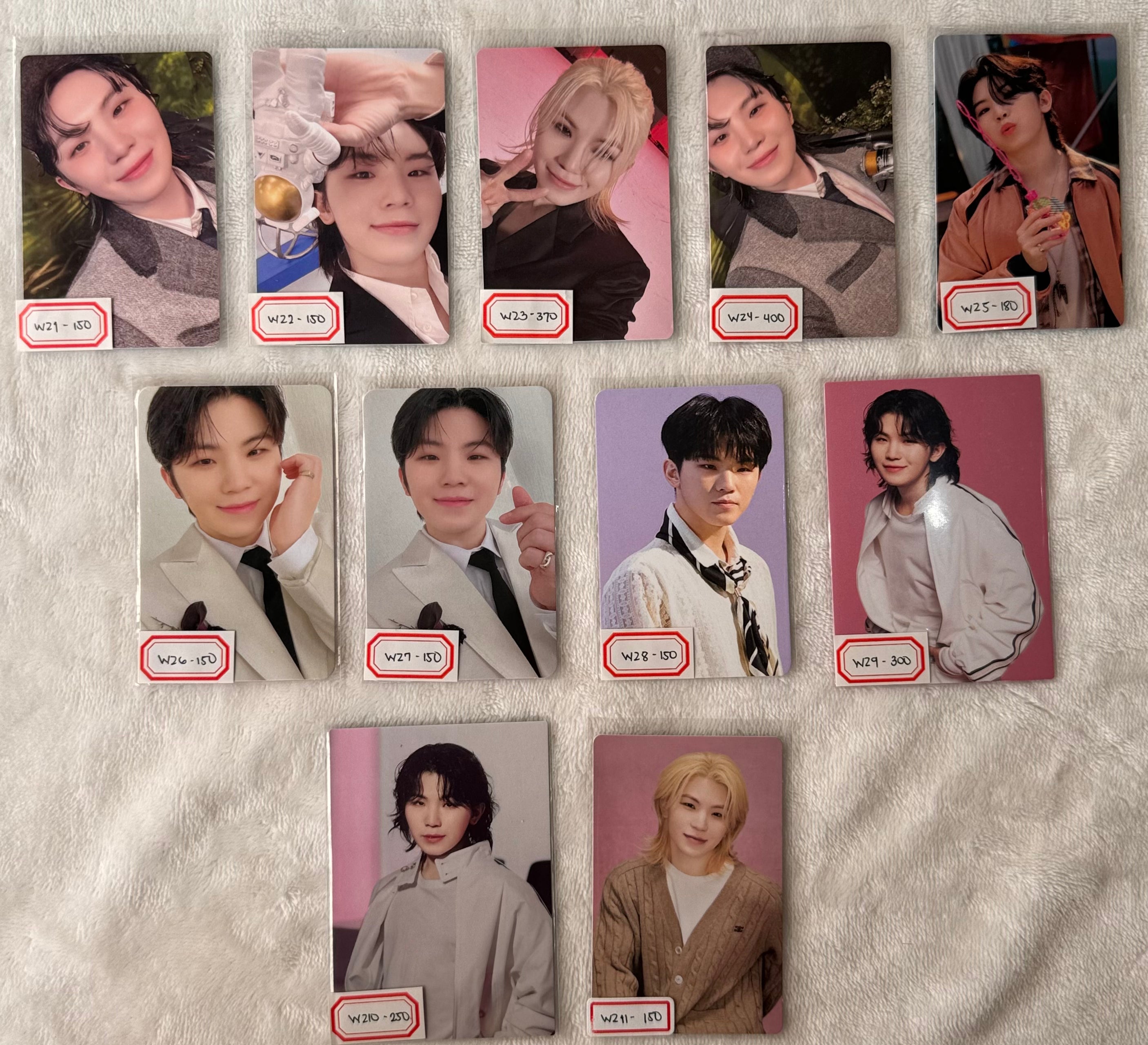 [ON HAND] SEVENTEEN WOOZI OFFICIAL PHOTOCARDS – Nabi Shoppe PH