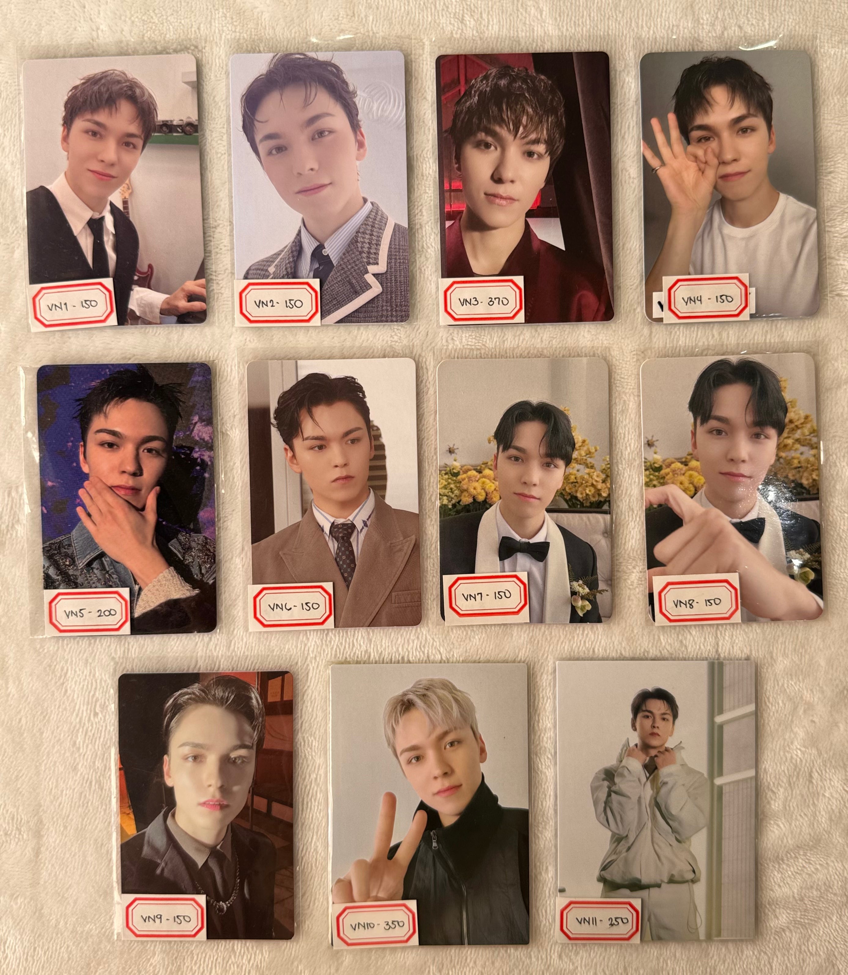 [ON HAND] SEVENTEEN VERNON OFFICIAL PHOTOCARDS – Nabi Shoppe PH