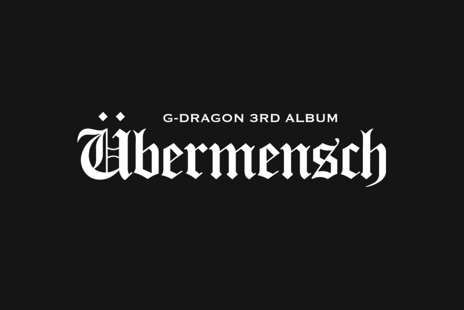 [PRE ORDER] G-DRAGON 3RD ALBUM UBERMENSCH – Nabi Shoppe PH